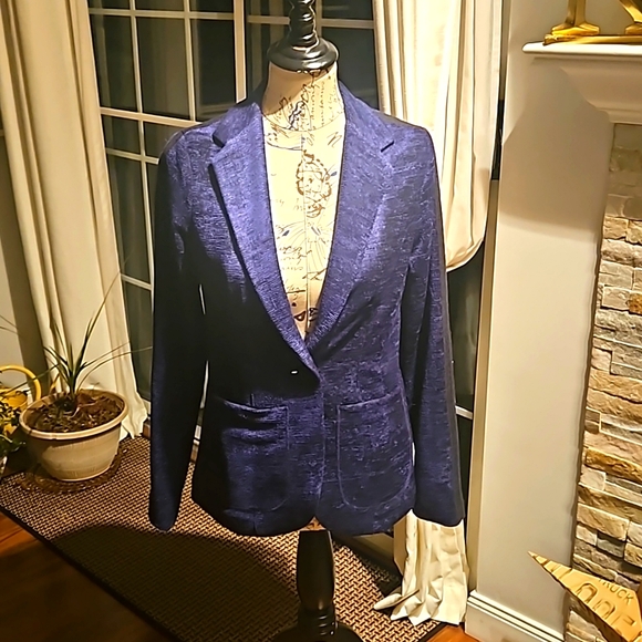 DREW | Jackets & Coats | Drew Navy Blue Corduroy Lined Blazer Xs Made ...